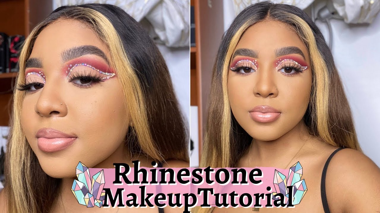 Fall Makeup Tutorial | Easy Rhinestone Makeup - YouTube