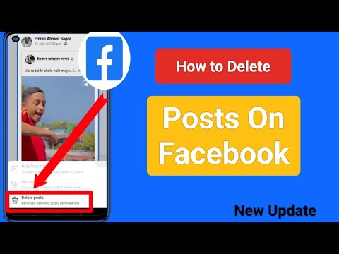 How to Delete Posts On Facebook (NEW 2023)| Remove Facebook Post - YouTube