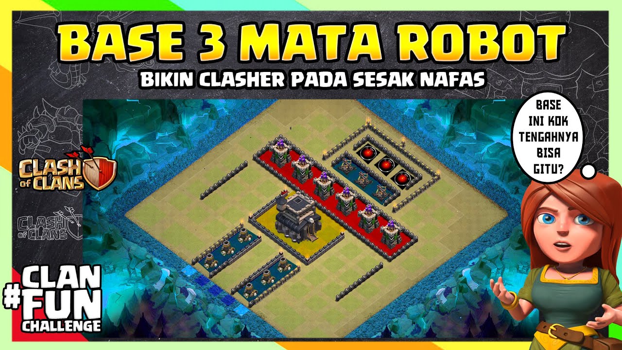 BASE ROBOT CoC INI TENGAHNYA MENJEBAK | CFC Indonesia - YouTube