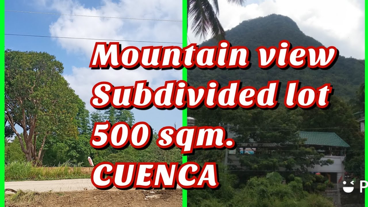 Subdivided lot with Mountain view along cemented road# ...
