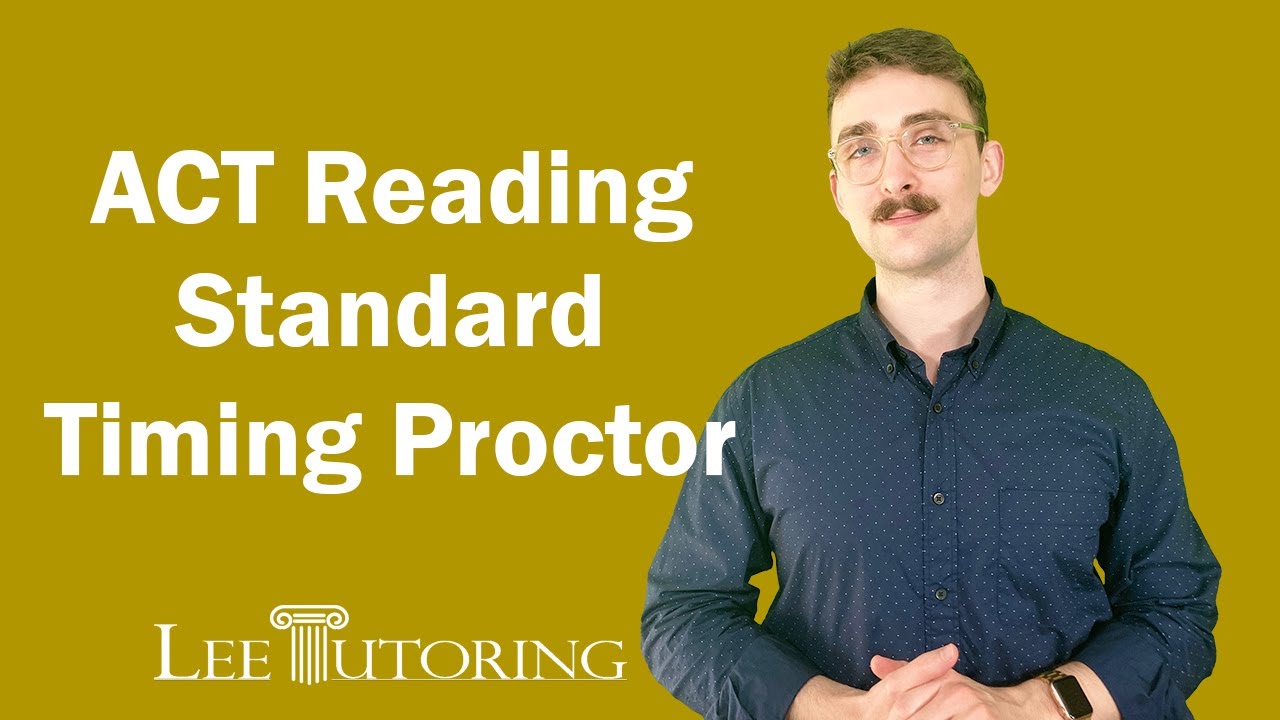 ACT Reading Section (Standard Timing) - YouTube