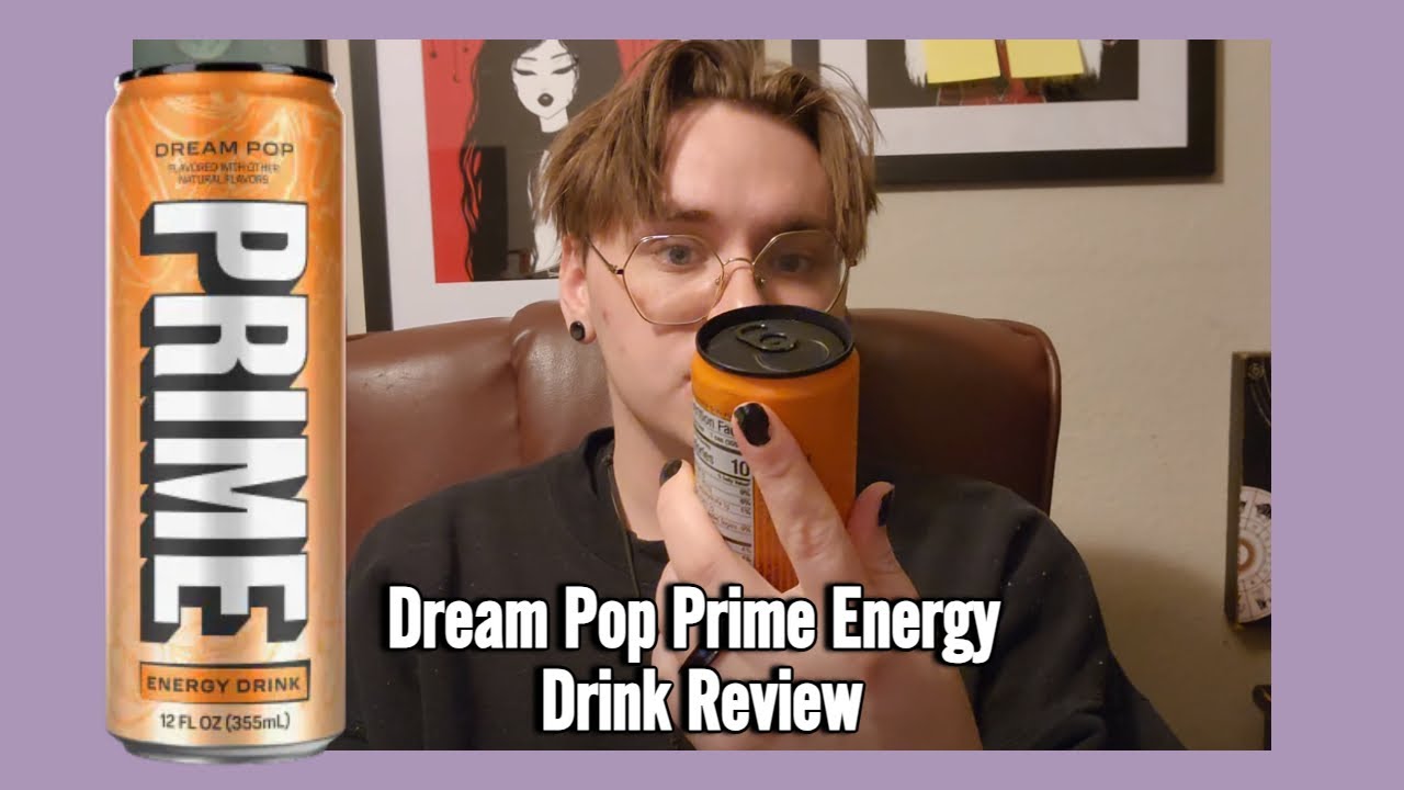 Dream Pop Prime Energy Drink Review - YouTube