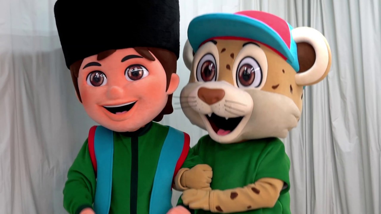 Summer European Youth Olympic Festival mascot. Babir mascot. - YouTube