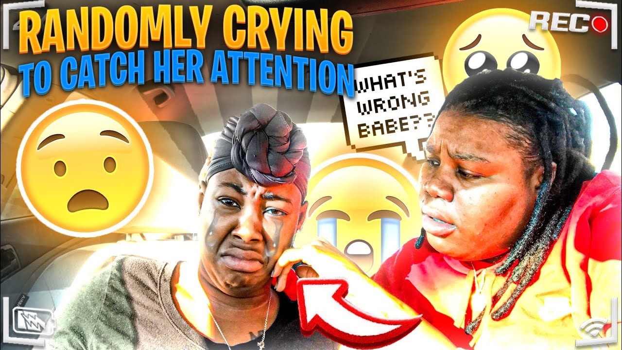 Randomly “CRYING” prank On Girlfriend! *Cute Reaction* - YouTube