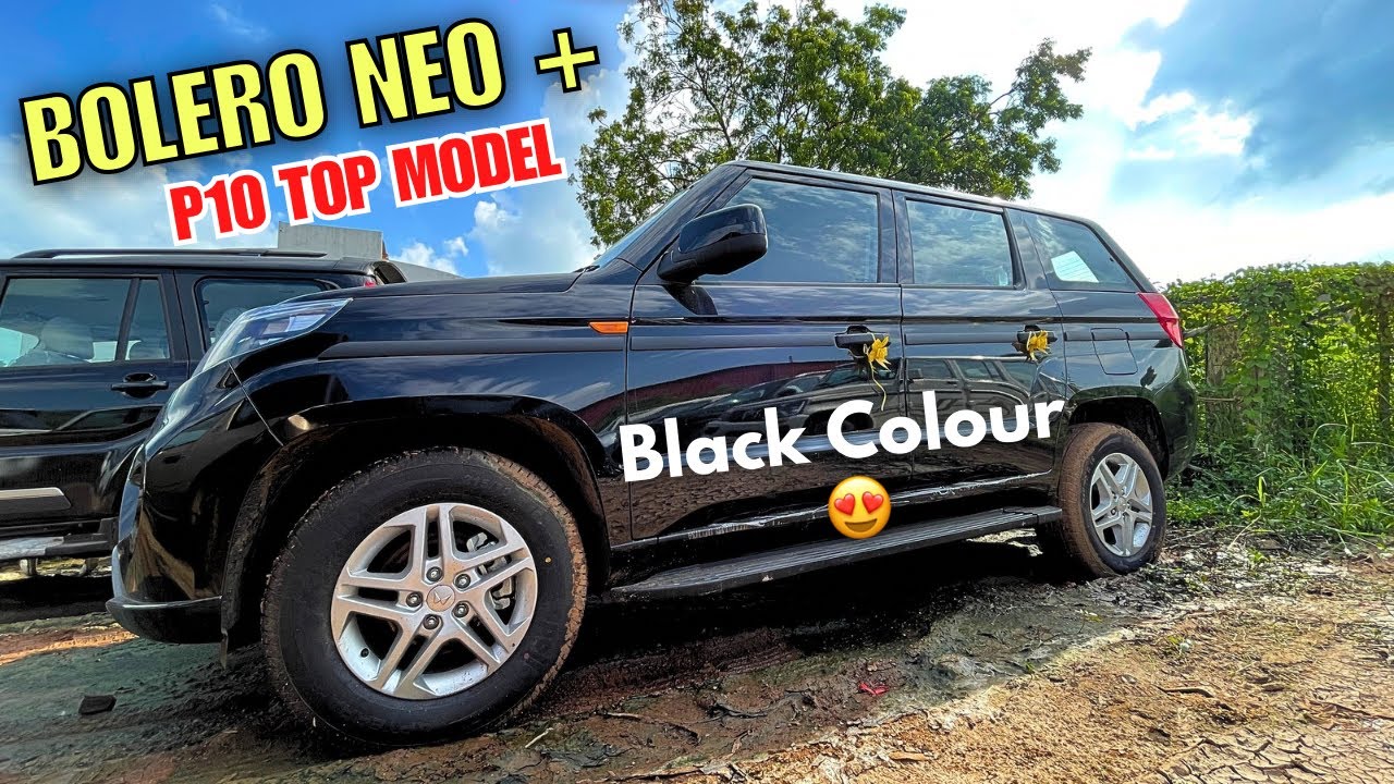2024 Bolero Neo Plus P10 Black Colour 😍9 Seater👌₹12.49 Mafia वाला मजा ...