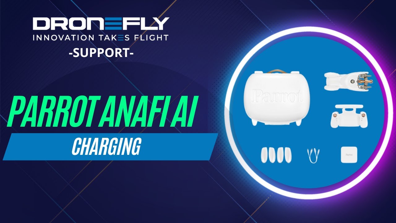 Parrot ANAFI Ai - Charging | DRONEFLY SUPPORT - YouTube