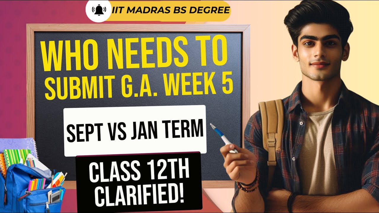 Who Needs to Submit Week 5 Content? | Jan Term & 12th Std Students FAQ ...