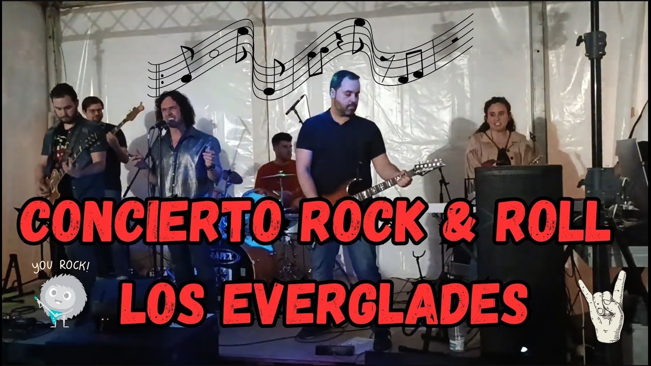 CONCIERTO ROCK LOS EVERGLADES (FALLAS) casal fallero - YouTube