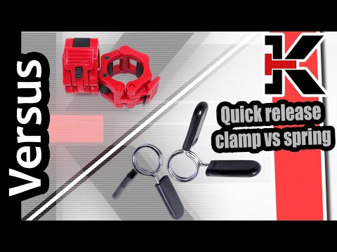 Barbell dumbbell collar quick release clamp vs spring