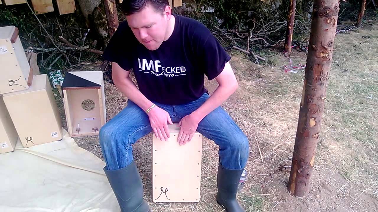 Phil Roe playing the box - YouTube