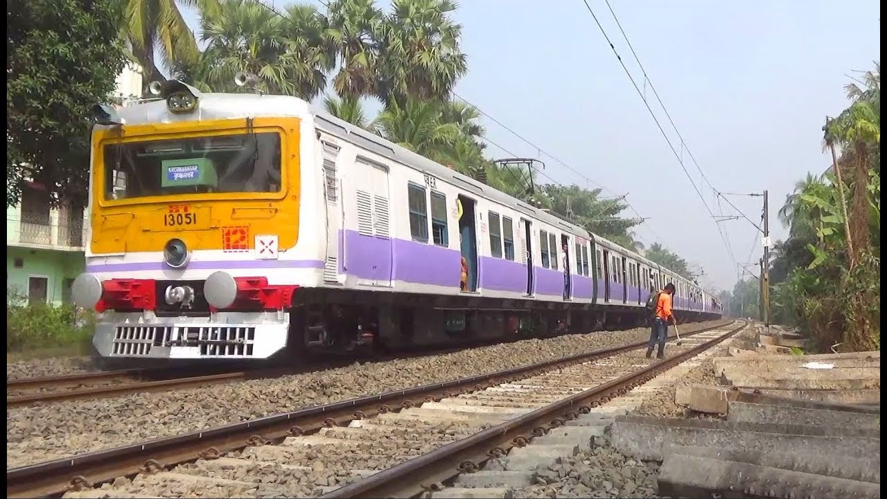 Sealdah Division EMU Local Train || Types of EMU Local || Indian ...
