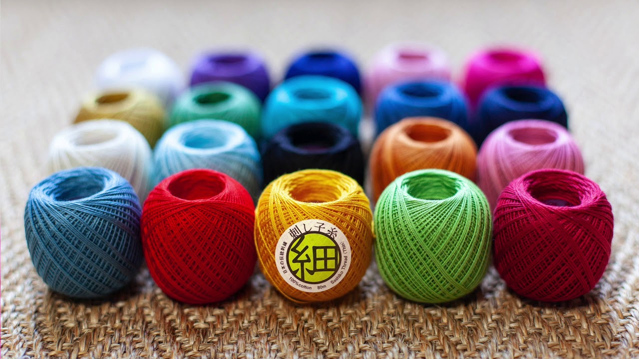 Japan Crafts - Fine Sashiko Threads - YouTube