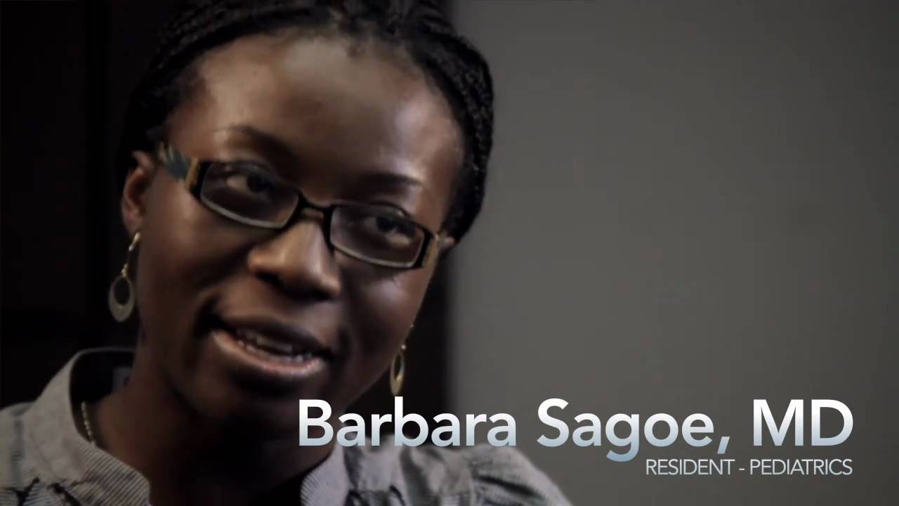 Hurley Pediatrics Residency: Resident: Barbara Sagoe, MD - YouTube