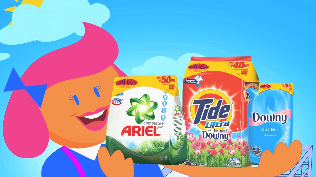 ARIEL TIDE DOWNY_World TV15's - YouTube