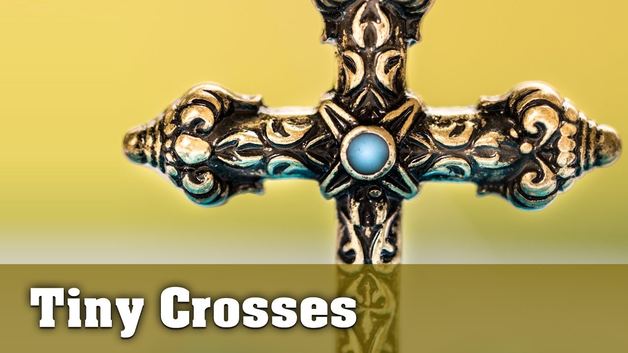 Macro Photo Ideas Product Photography using Tiny Crosses Jewelry - YouTube
