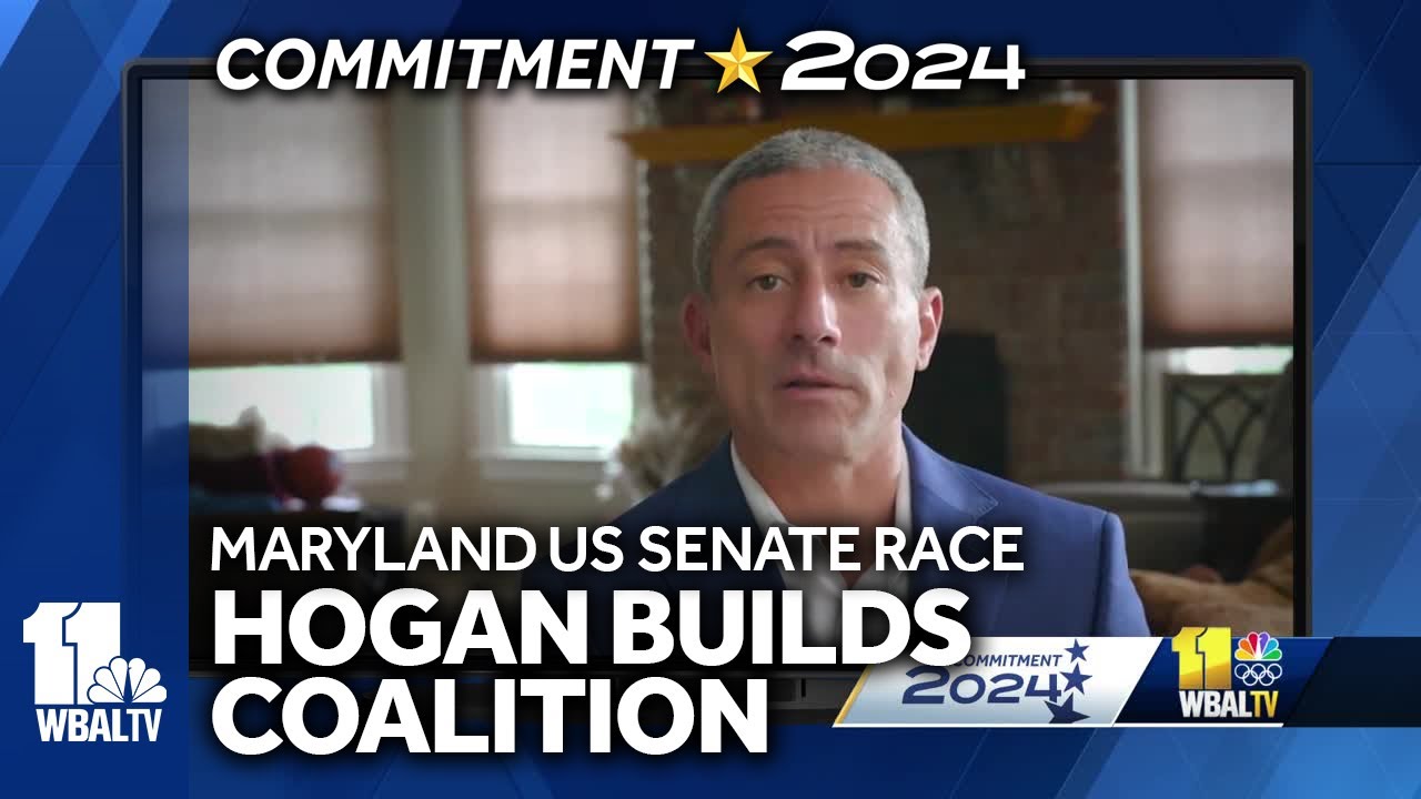 Hogan launches Democratic coalition in Senate campaign - YouTube