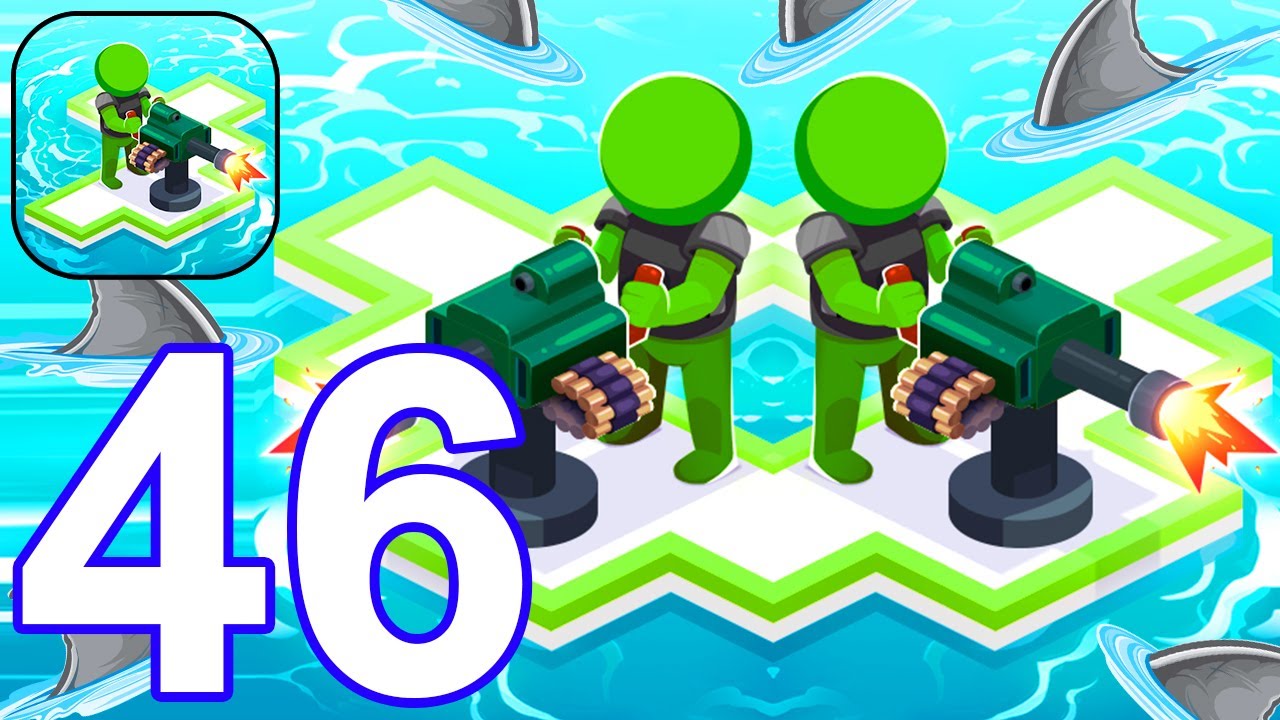 War of Rafts: Crazy Sea Battle - Gameplay Walkthrough Part 46 Stickman ...