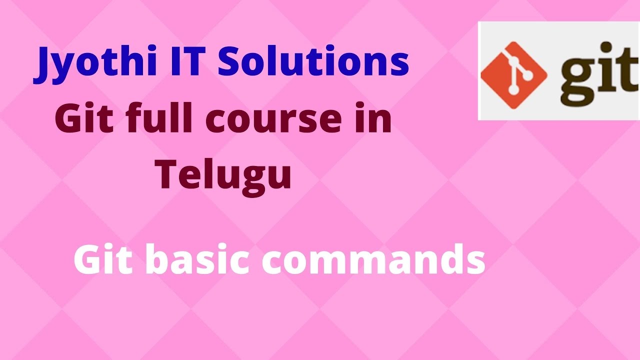 6 Git basic commands | Telugu| - YouTube