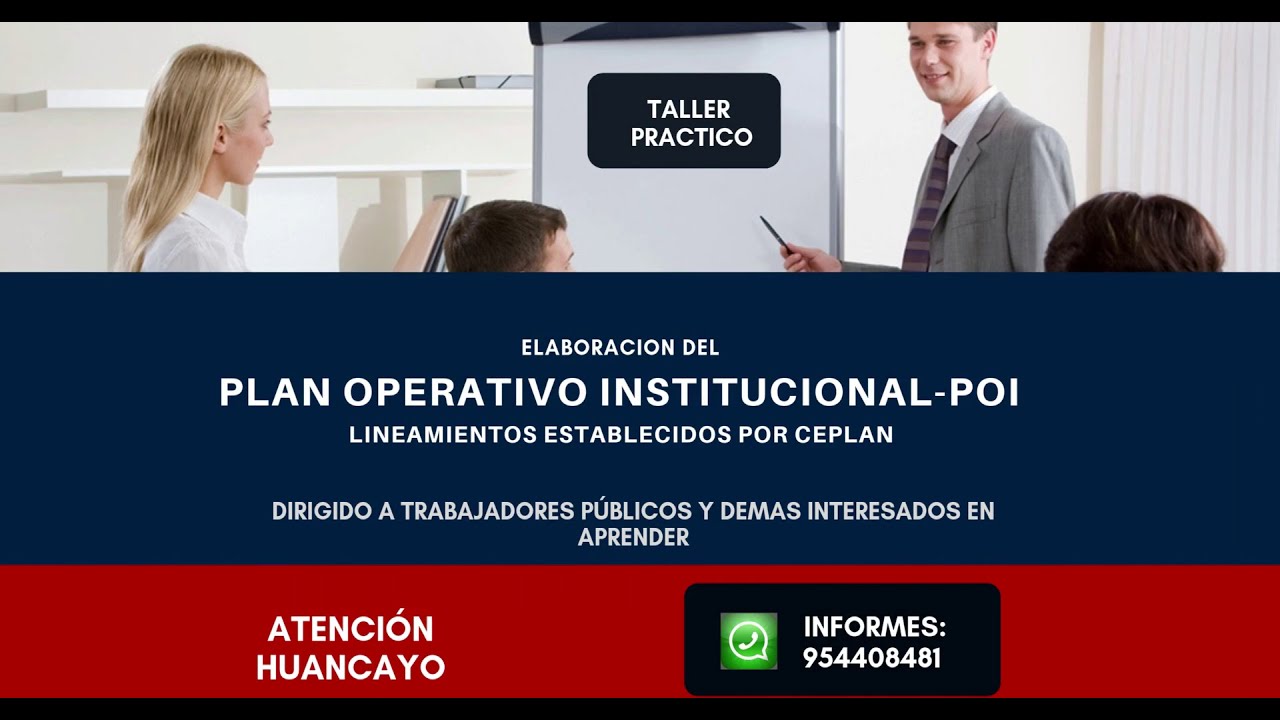 Que es el POI, cual es el objetivo del POI aplicación del planeamiento ...