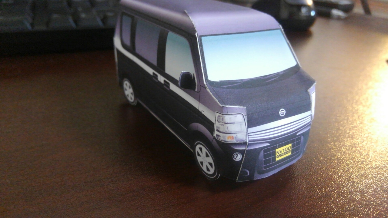 Making Nissan NV100CLIPPER RIO Papercraft Time Lapse - YouTube