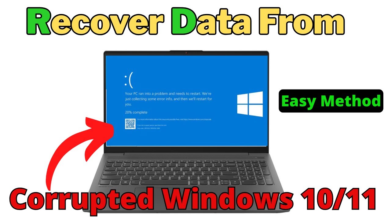 Recover Data From Corrupted Windows 10/11 | C Drive Data Recovery ...