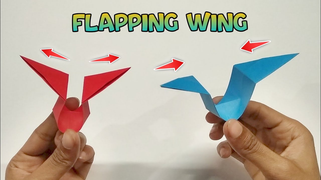 Flapping Wings Toy : Paper Bird | How to Make a Paper Toy | Origami ...