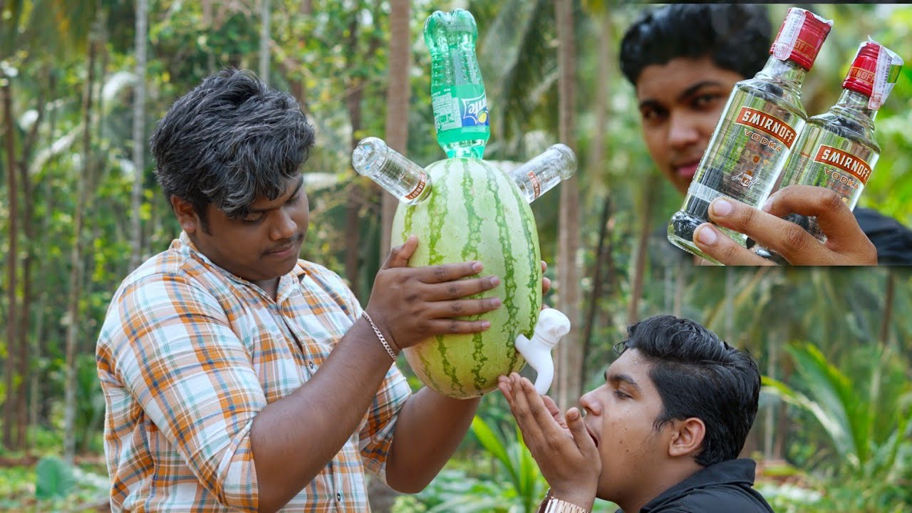 Bacardi Sprite Watermelon Experiment | Rooh Afza watermelon drink ...