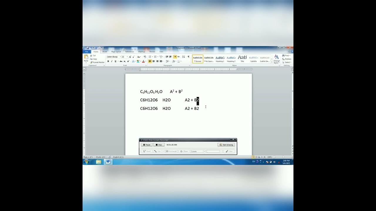 2nd Superscript And Subscript In Ms Word YouTube 2nd-superscript-and-subscript-in-ms-word-youtube