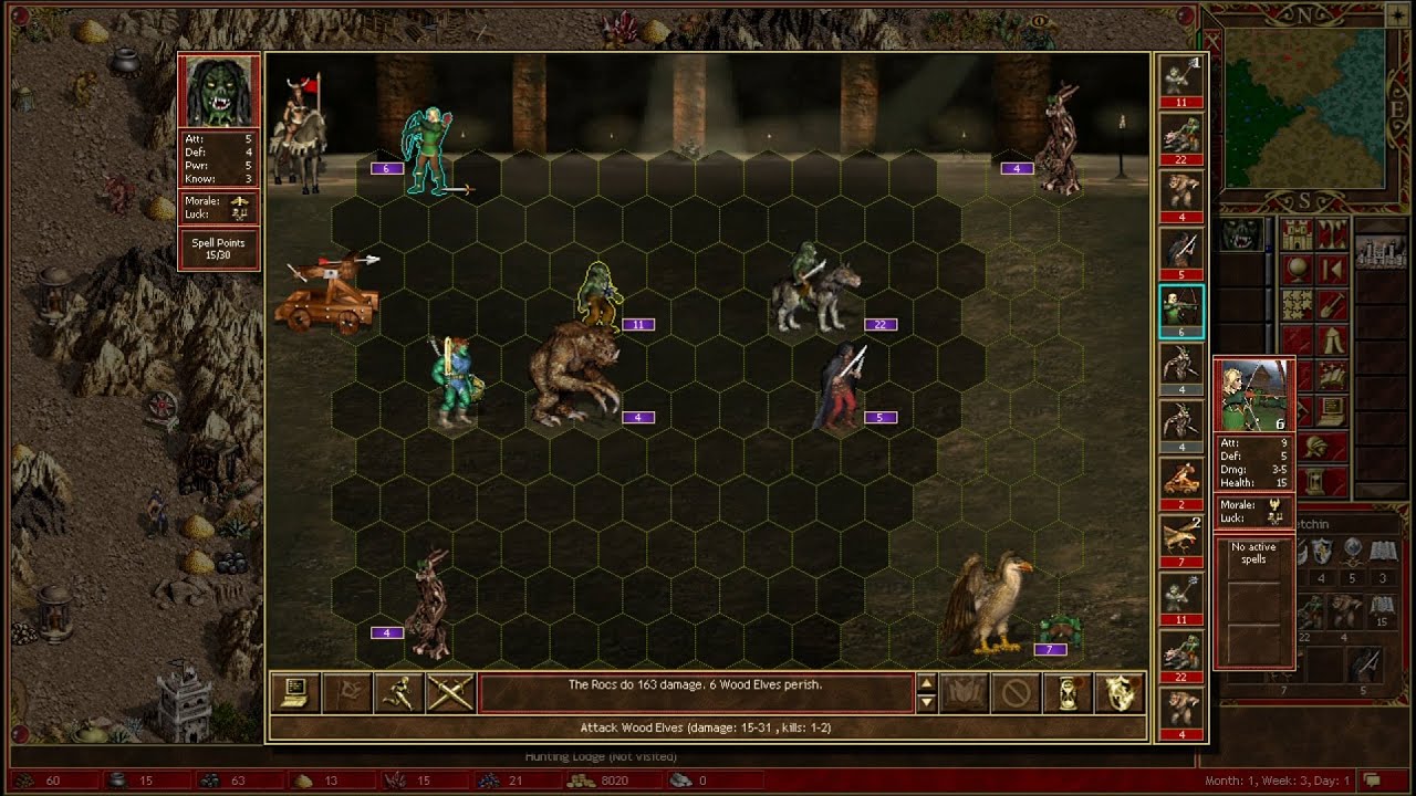 Haunting Lodge - New WoG Creature bank - fight against Elves and ...