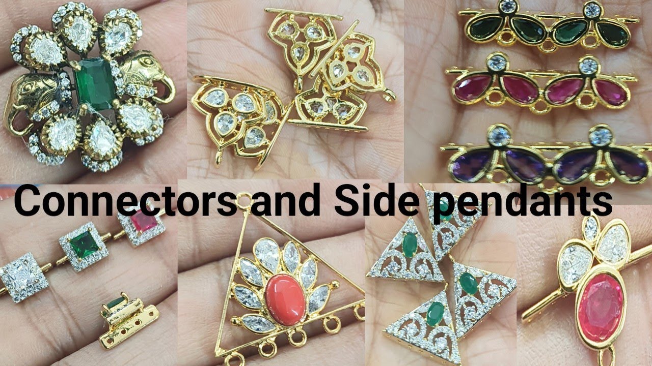 Jewelry Raw Material | Connectors | side Pendants | 7013932993 - YouTube