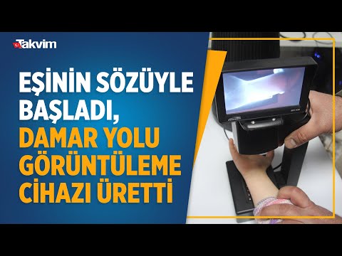 Ebe olan eşinin sözüyle başladı, damar yolu  cihazı üretti