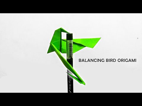 Origami Balancing Bird Easy || Papercraft Tutorial - YouTube