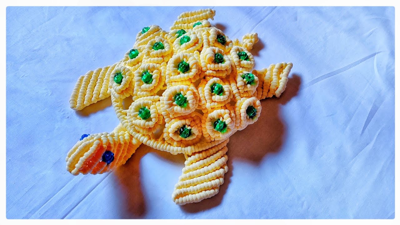 How to make Macrame Tortoise | Macrame Turtle | DIY Tortoise - YouTube