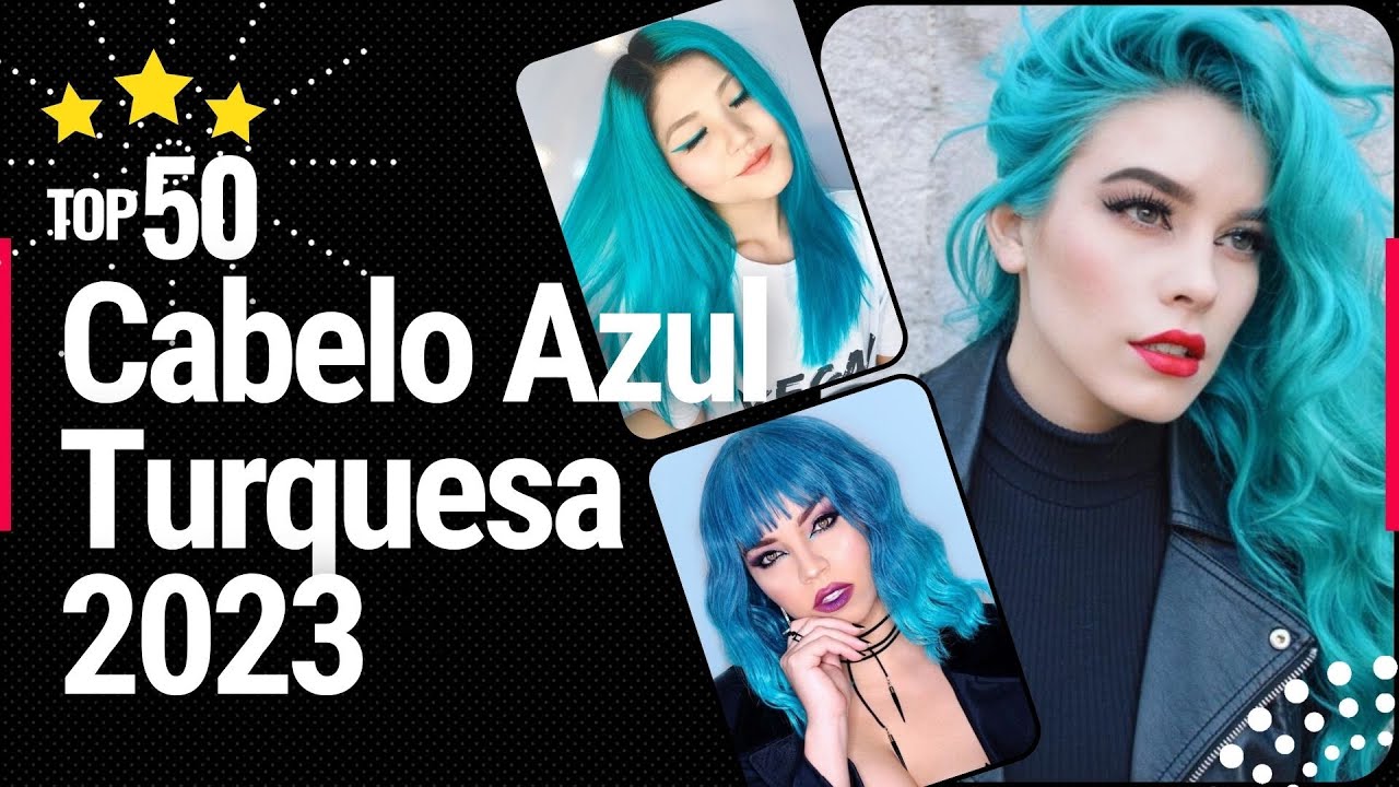 Cabelo Azul Turquesa 2023 - Veja 50 inspirações de tons de cores de ...