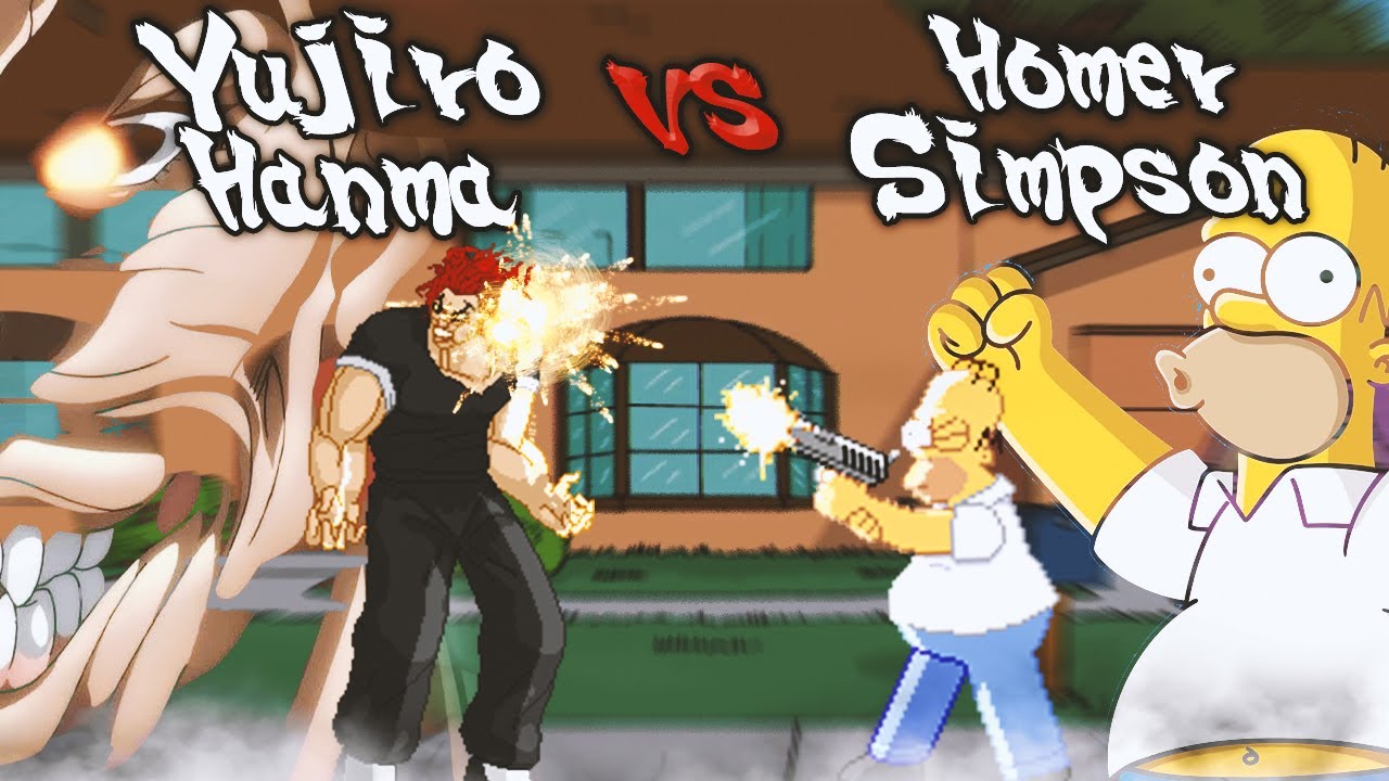 What if Yujiro met Homer Simpson...Yujiro Hanma vs Homer Simpson! Anime ...