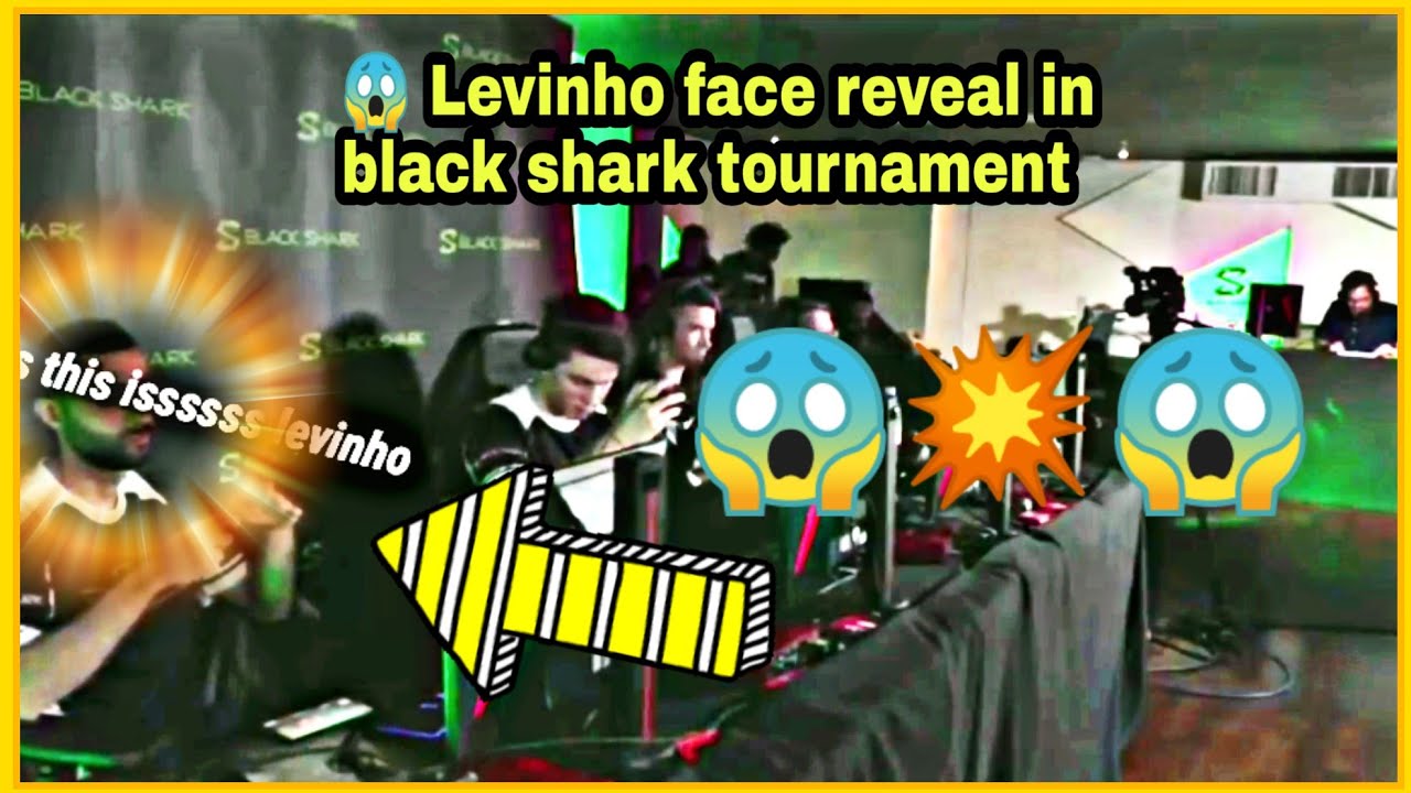 😱LEVINHO FACE REVEALS IN BLACK SHARK TOURNAMENT - YouTube