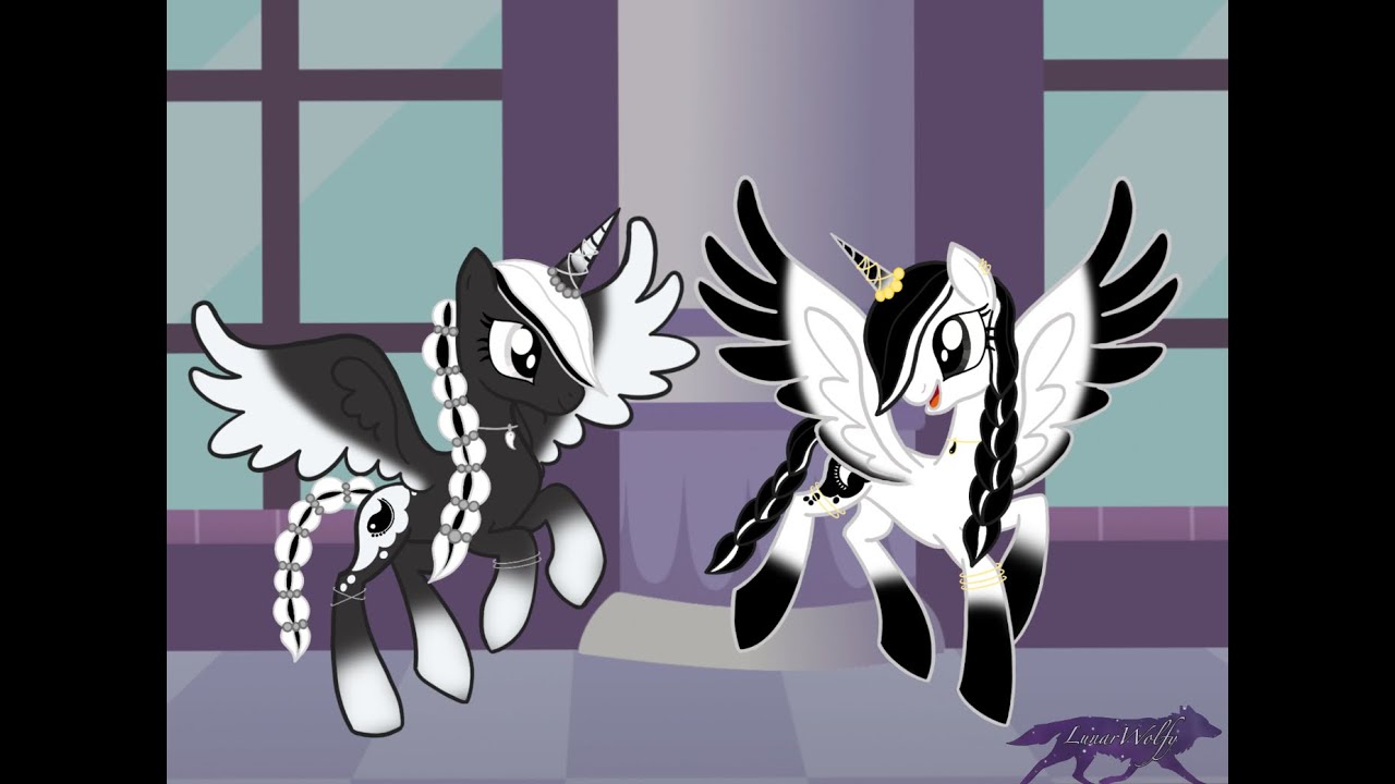 MLP Oc's Yin and Yang (REDESIGN) (Speedpaint) - YouTube