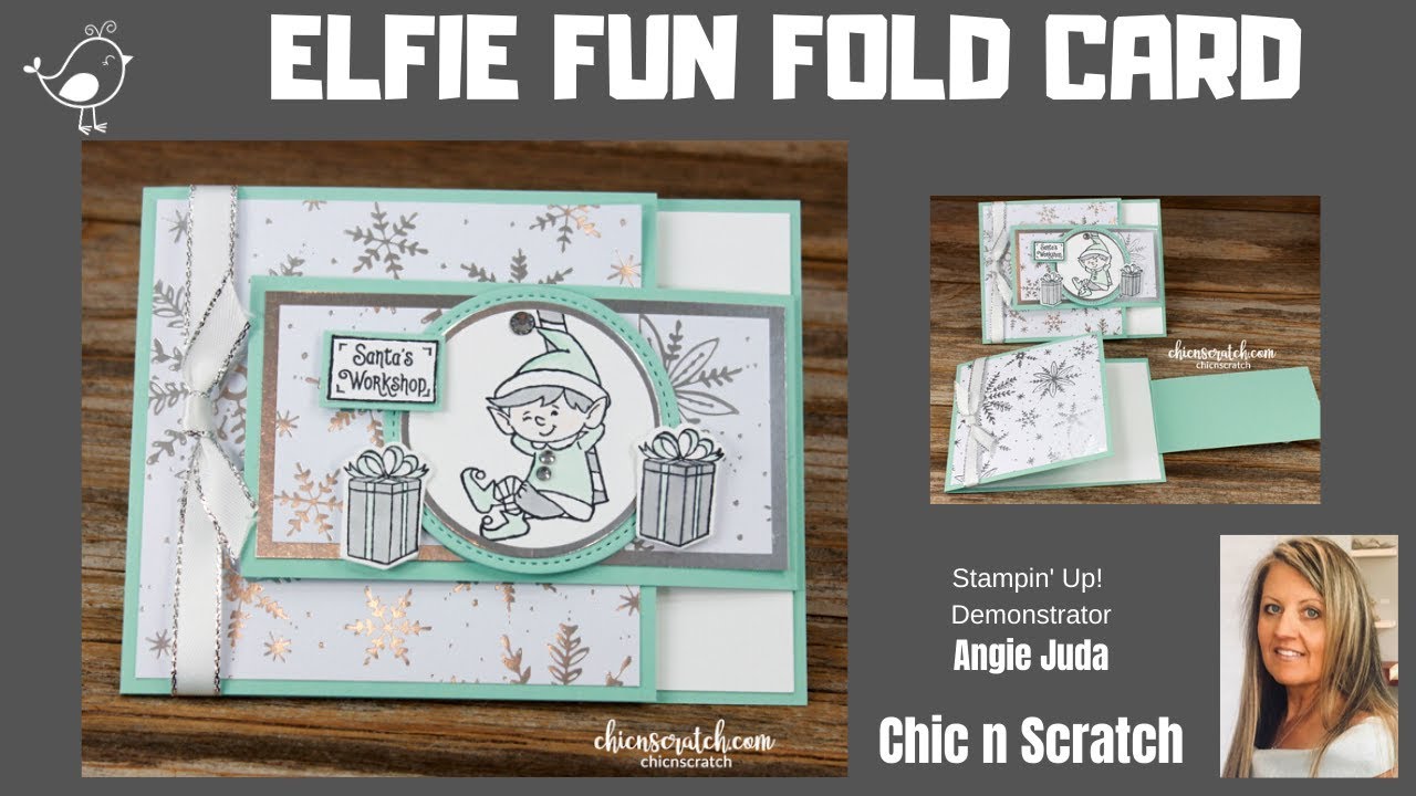 Elfie Fun Fold Card - YouTube