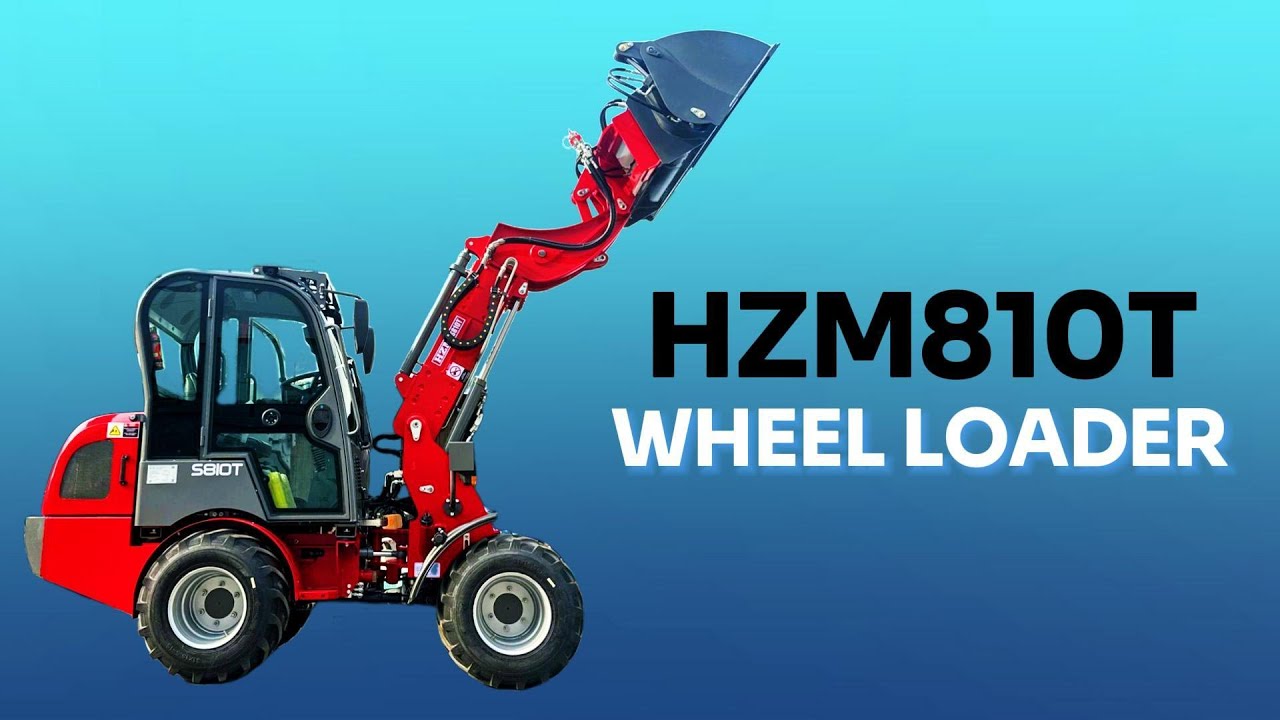 【HZM 810T telescopic wheel loader functional testing】 - YouTube