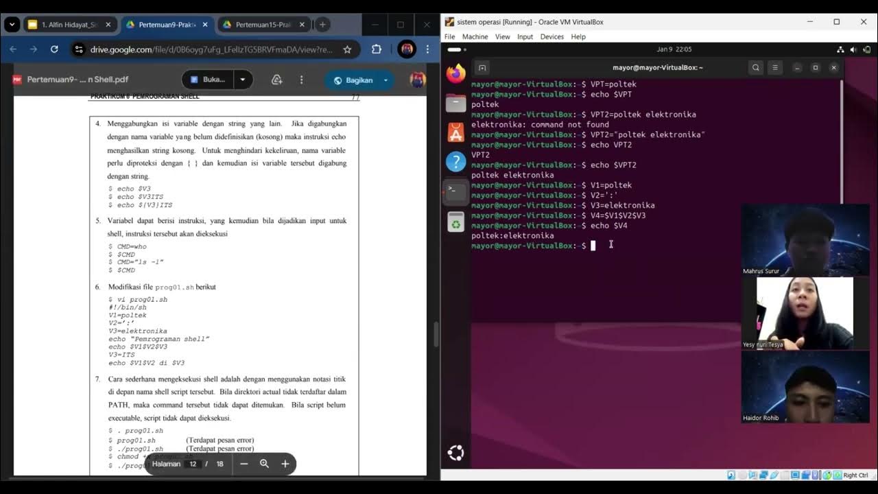 PEMROGRAMAN SHELL | Sistem Operasi VB Linux Ubuntu - YouTube