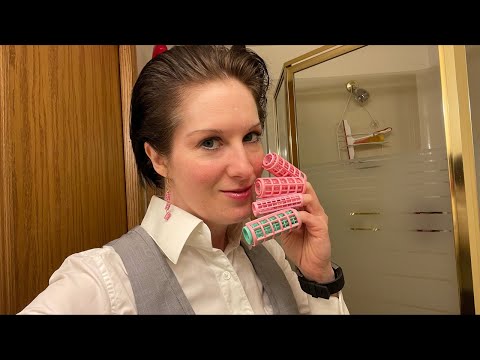 Kat’s YouTube Live - attempting curlers again , oh why?