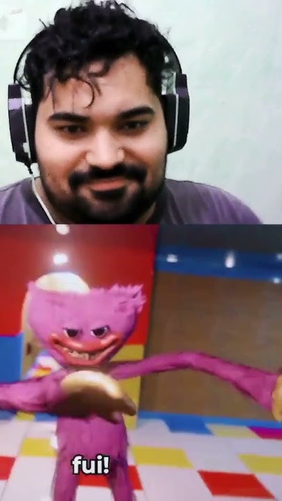 REACT Kissy Missy(Poppy Playtime) Vs Mussoumano Batalha com Games PART 2 #shrots #react # ...