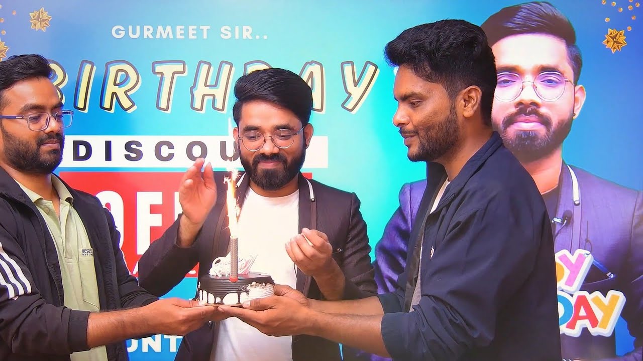 Gurmeet Sir Birthday Celebration and Gift For You😍 - YouTube