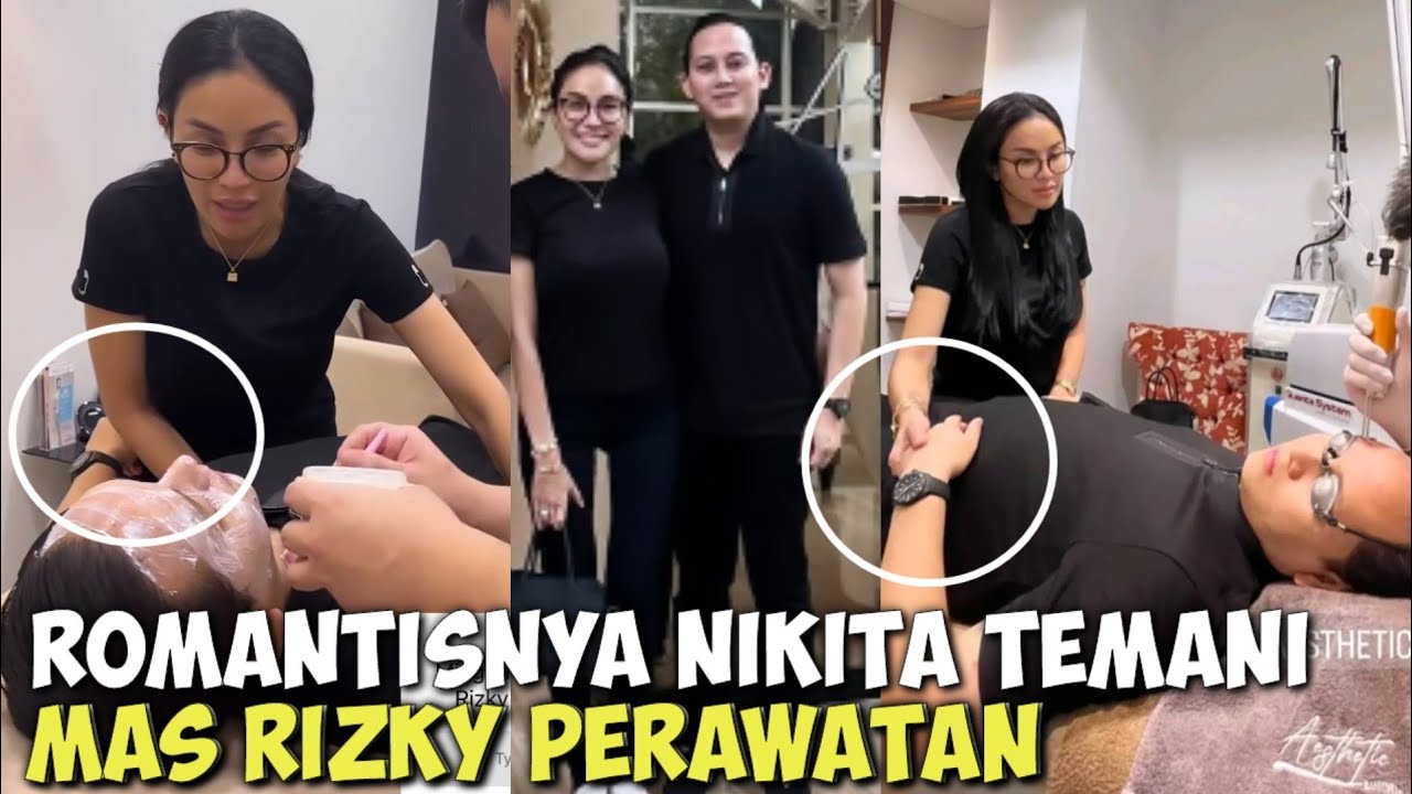 Nikita Temani Mas Rizki Perawatan, Tangannya Pegangan Terus 🤭 - YouTube