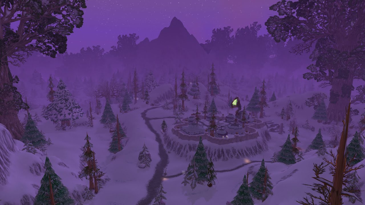 Exploring Winterspring: Ambient Walk in World of Warcraft Classic - YouTube