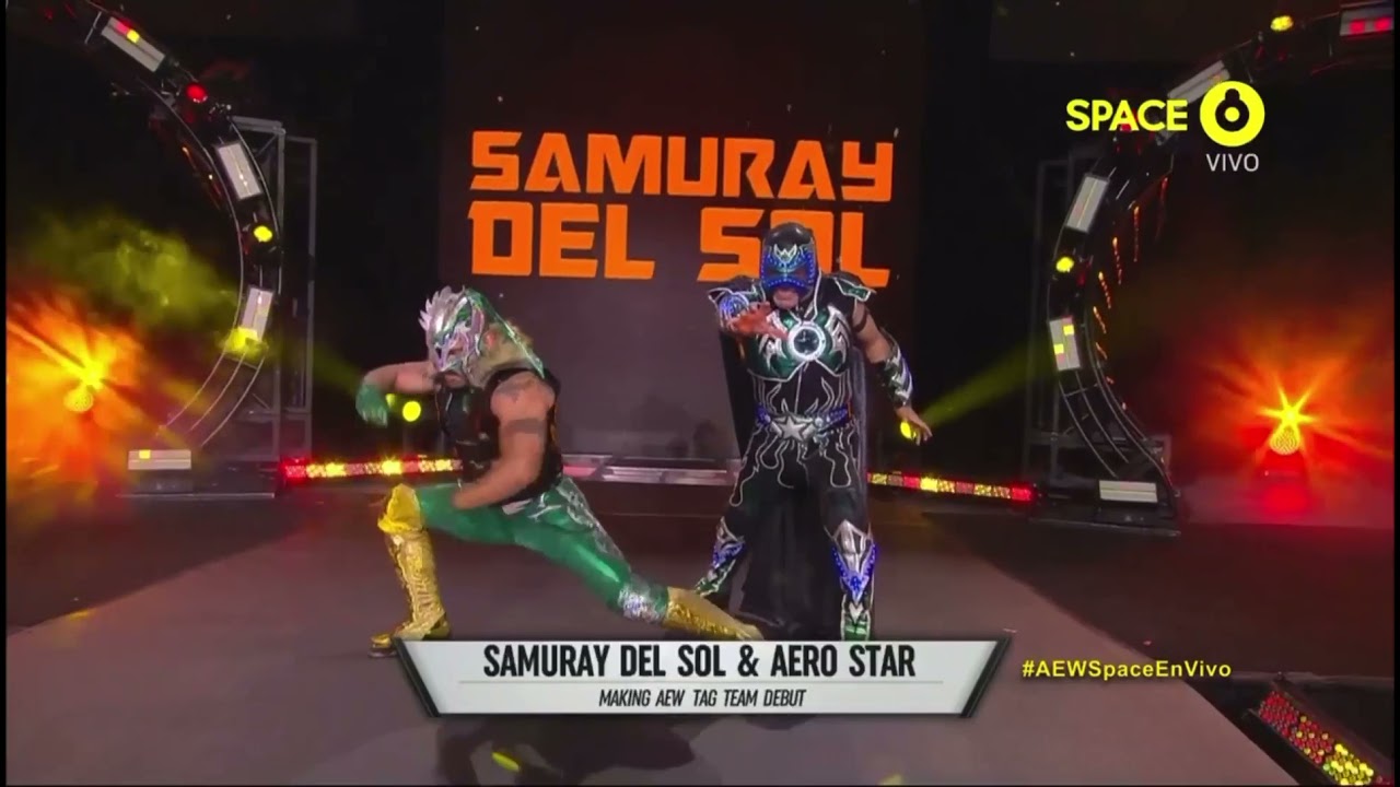 Debut De Samuray Del Sol y Aero Star En AEW - YouTube