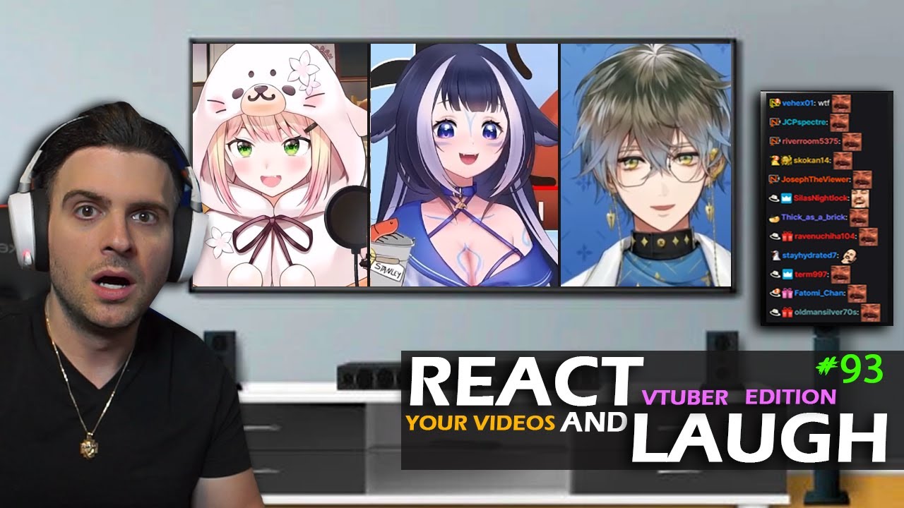 Reacting and Laughing to VTUBER clips YOU sent #93 - YouTube