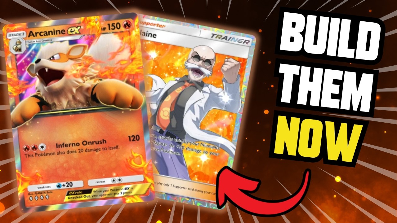 TOP 3 Fire Type Decks to You Can Build TODAY In Pokemon TCG Pocket ...