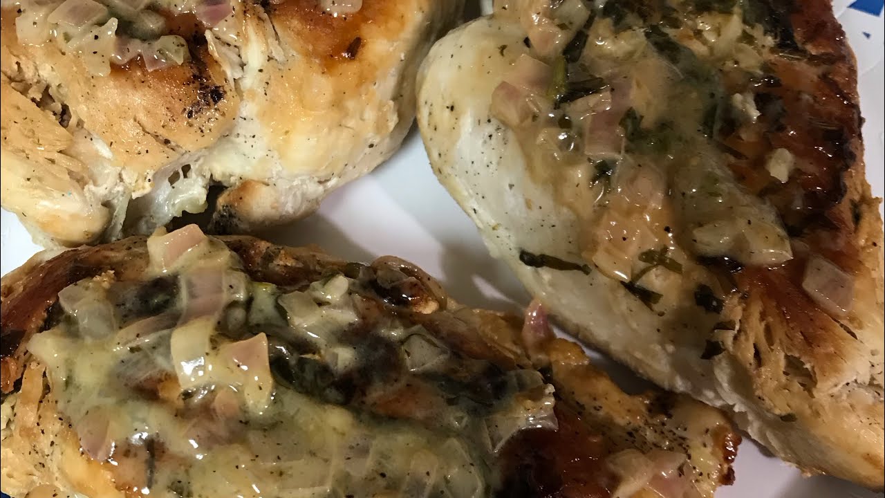 Tarragon Chicken with Shallot-Reduction Sauce - YouTube