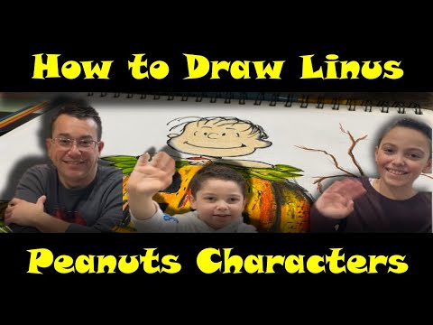 How to Draw Linus from the Peanuts Characters - YouTube